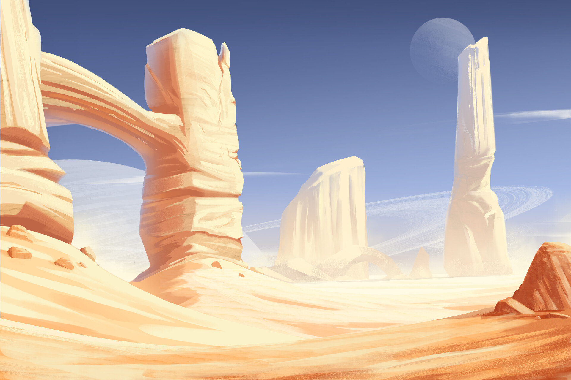 ArtStation - Desert Planet Environment