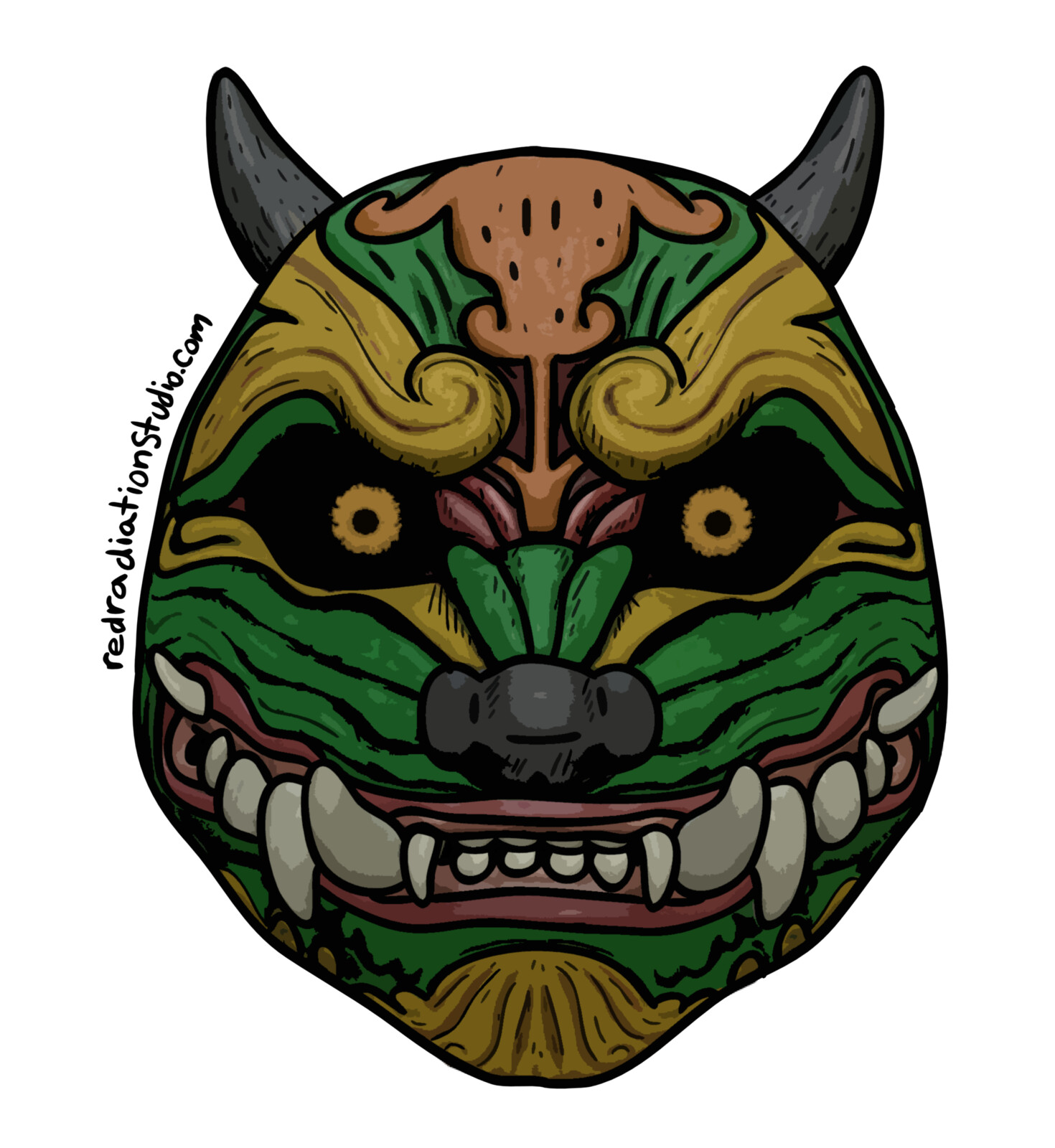 Saren Ratnam - Oni Mask