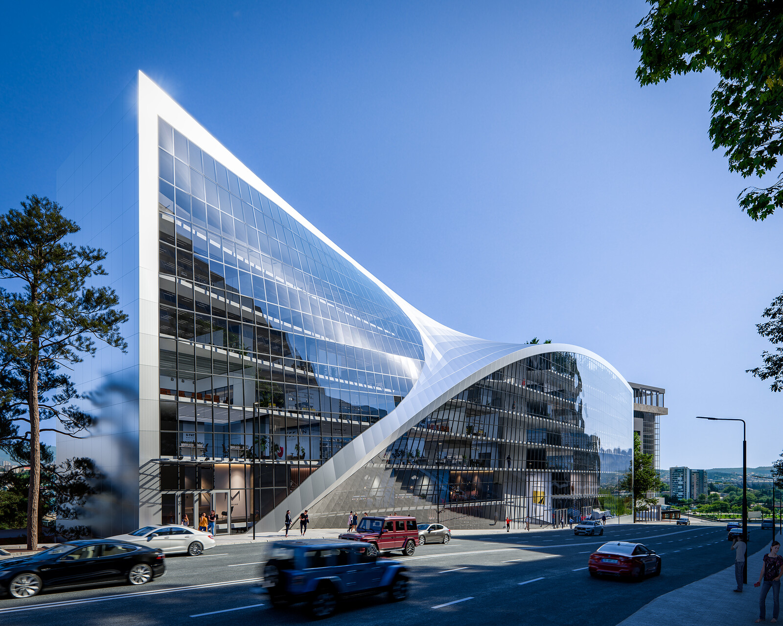 Paralel Visualization Studio - Business Centre on Saakadze Descent