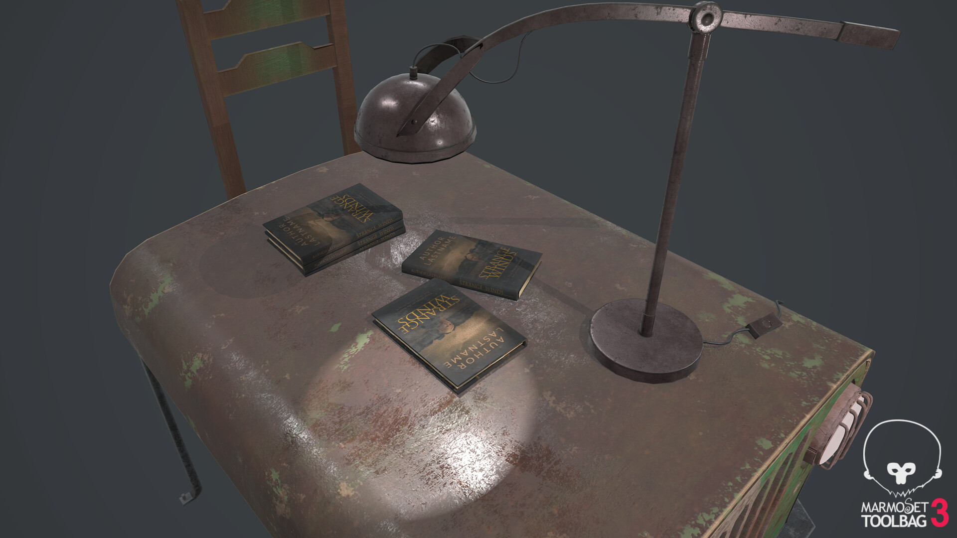 ArtStation - CAR BONNET TABLE