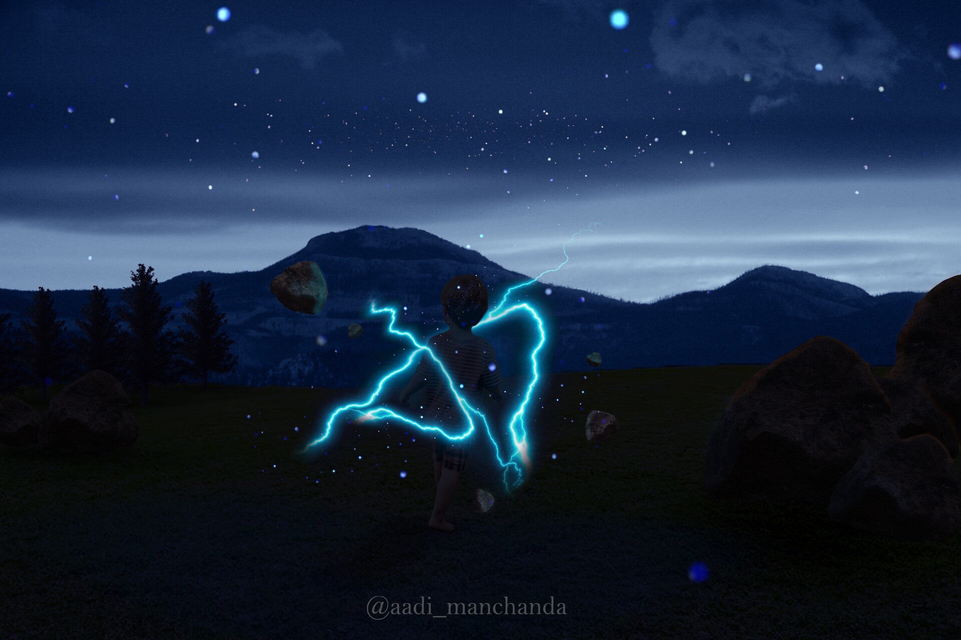 ArtStation - THE LIGHTNING BENDER