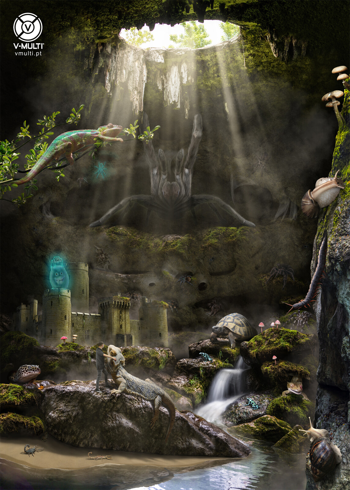 V-Multi - Digital Art - The Dark Den