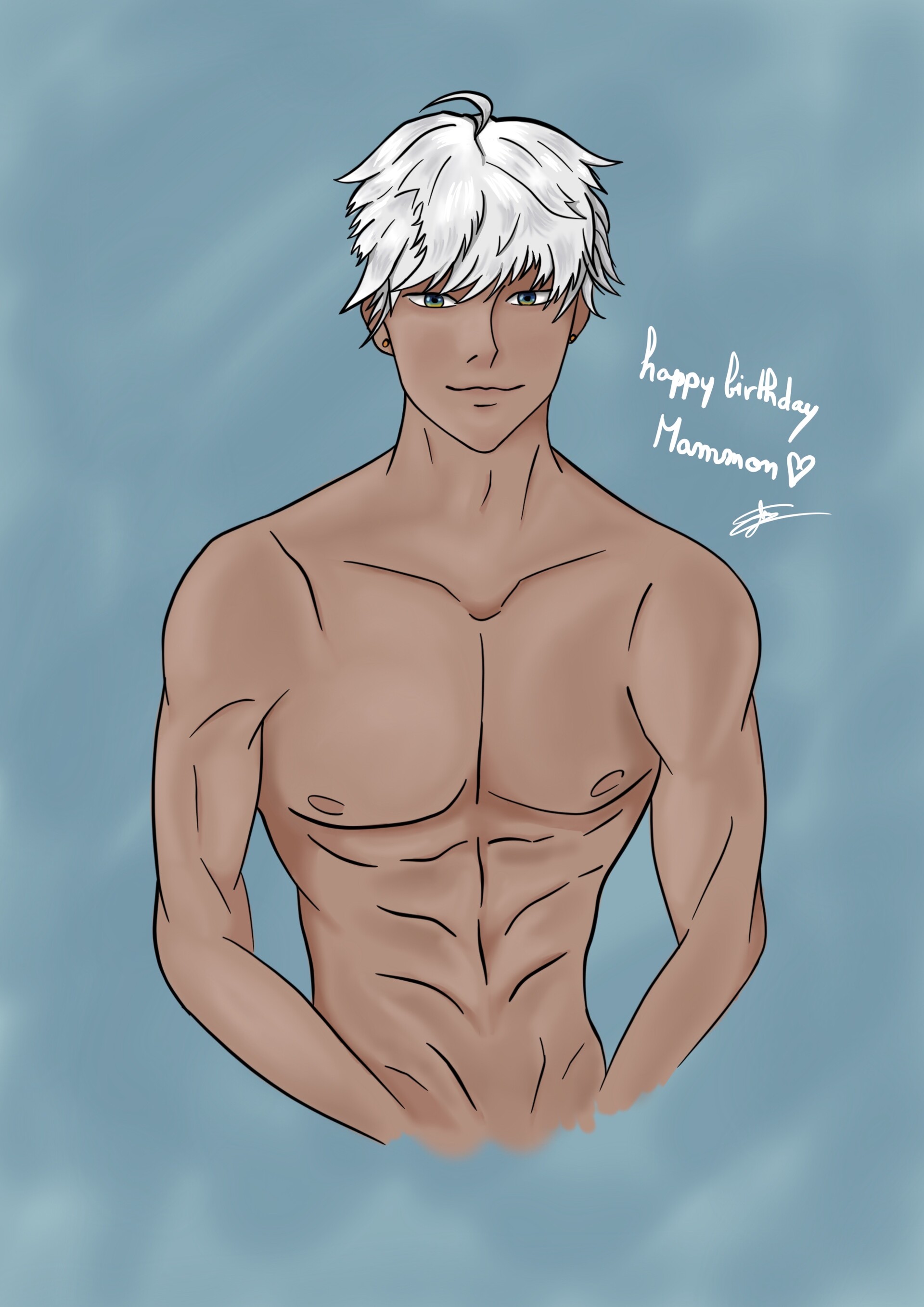 ArtStation - Quick Mammon drawing