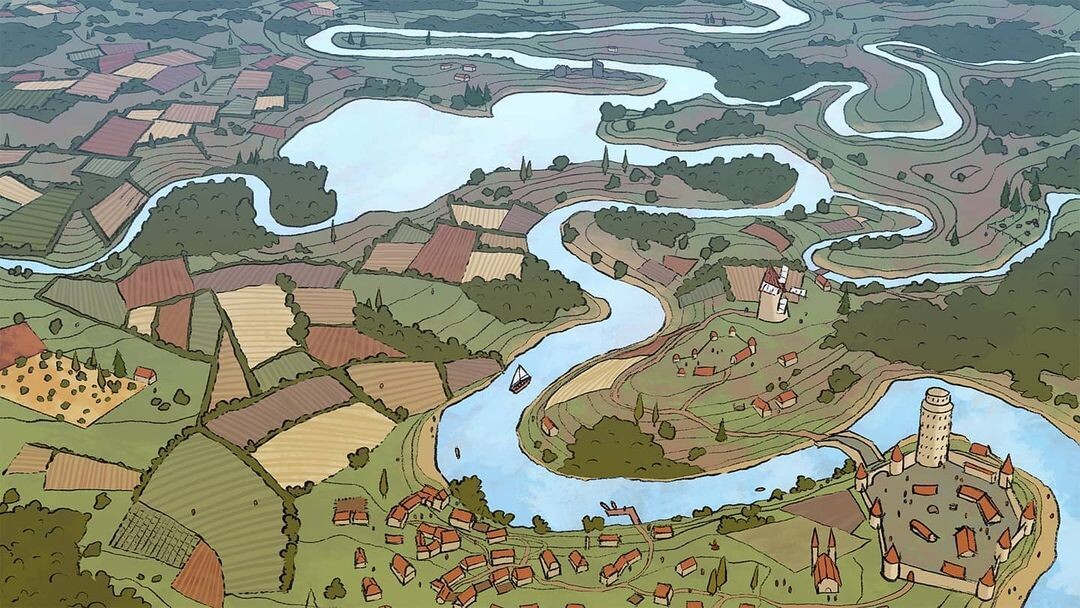 ArtStation - Aerial Landscape