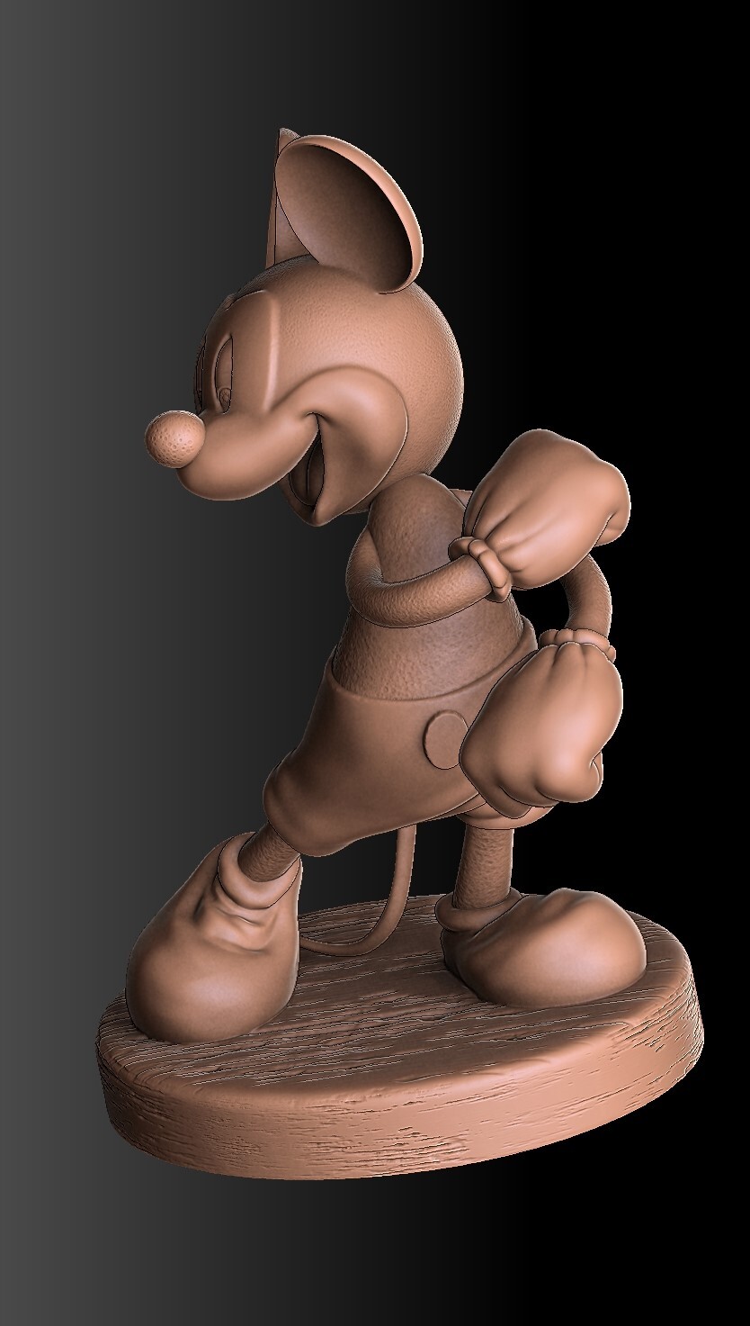 ArtStation - Mickey mouse.Happy.3d printable.