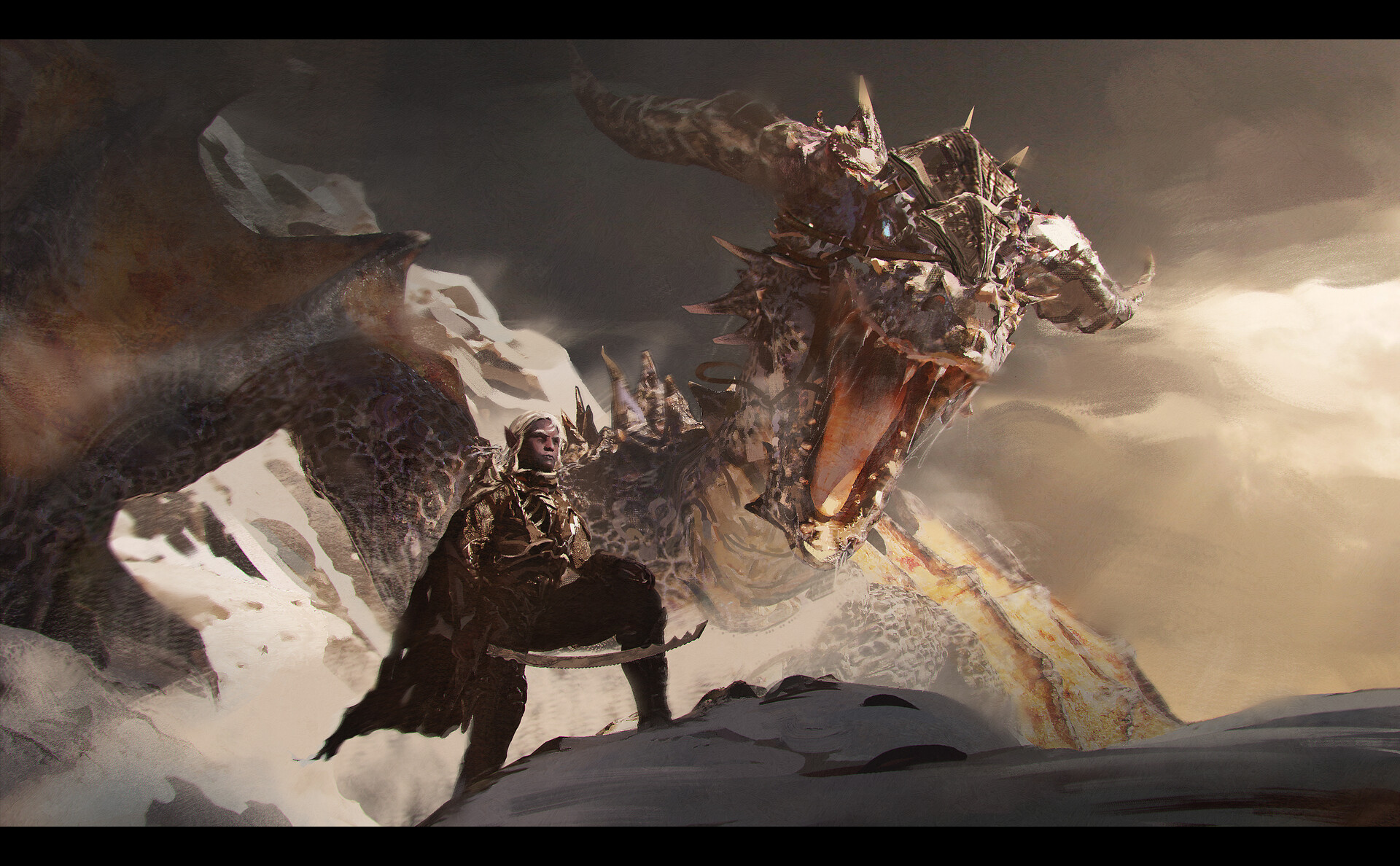 ArtStation - Drow and his puppy