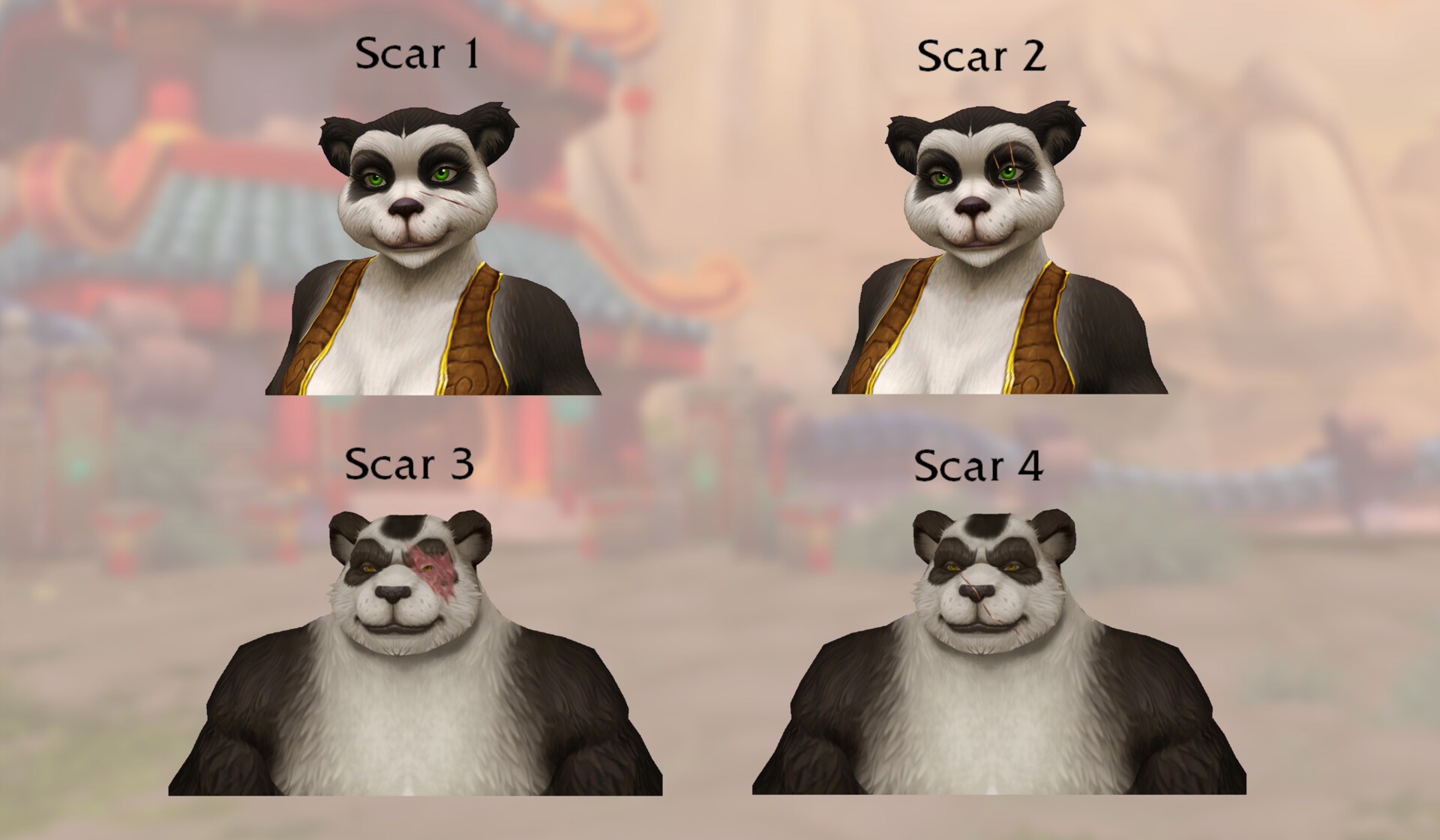 Pandaren Female Hairstyles