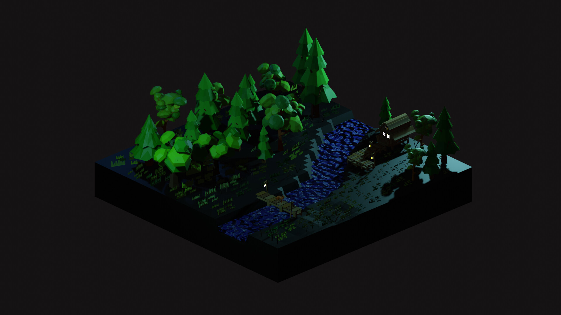 ArtStation - Isometric forest