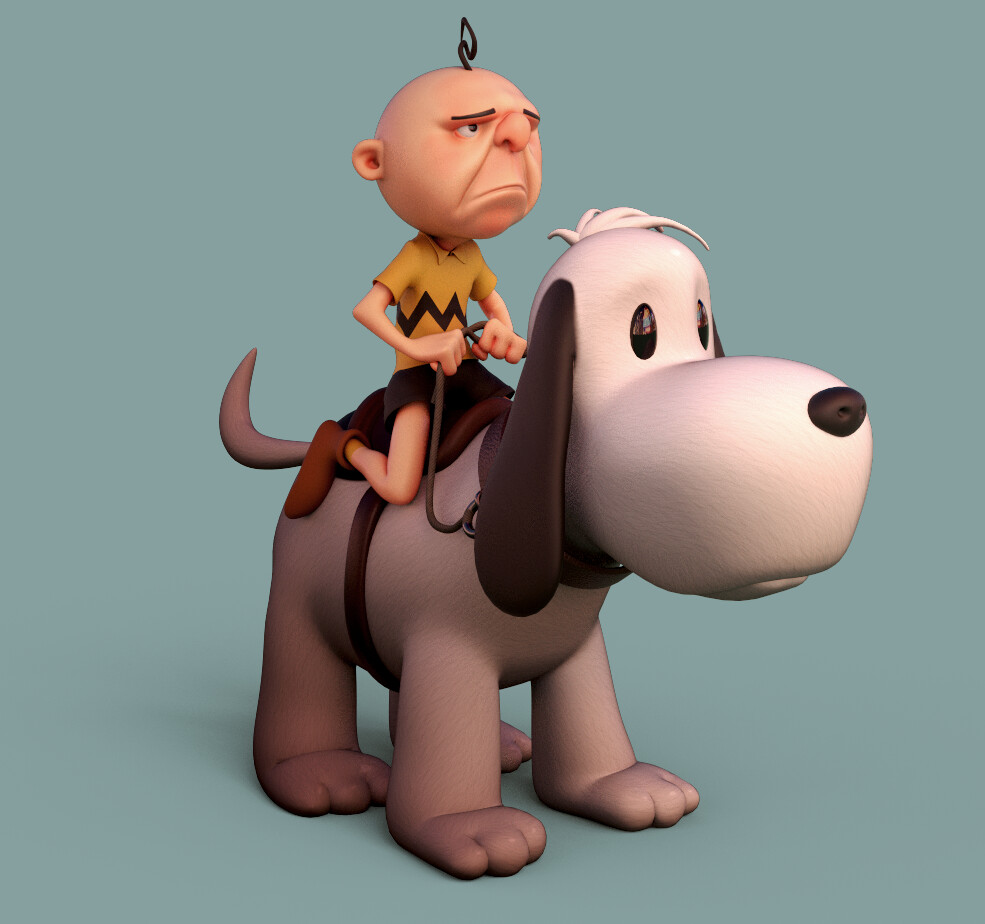 ArtStation - Snoopy and Charlie Brown (Character Design)