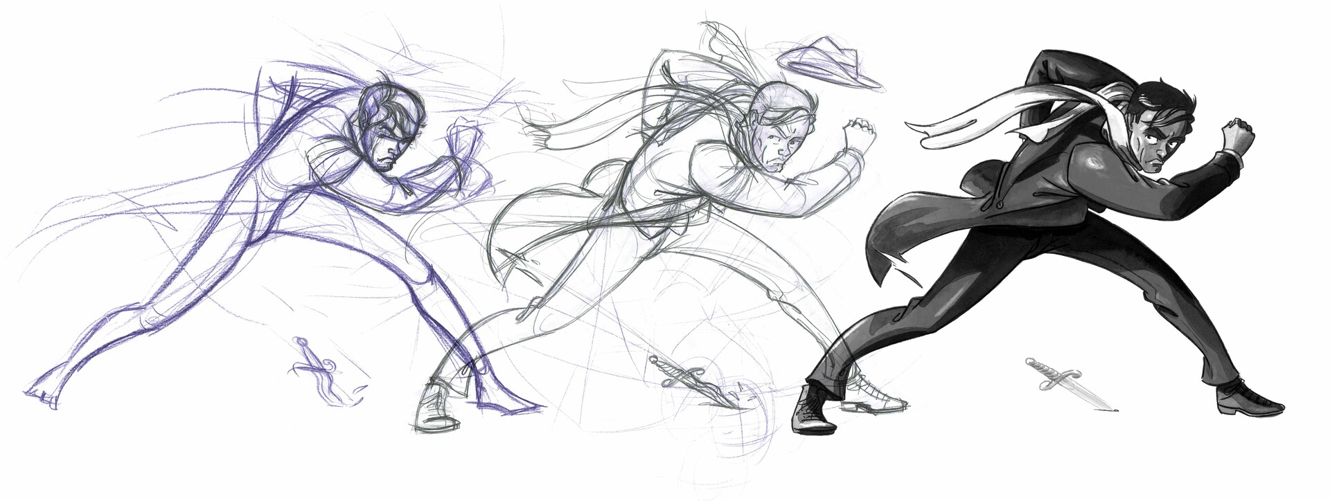 ArtStation - Comic Art. Character Design Sketch.