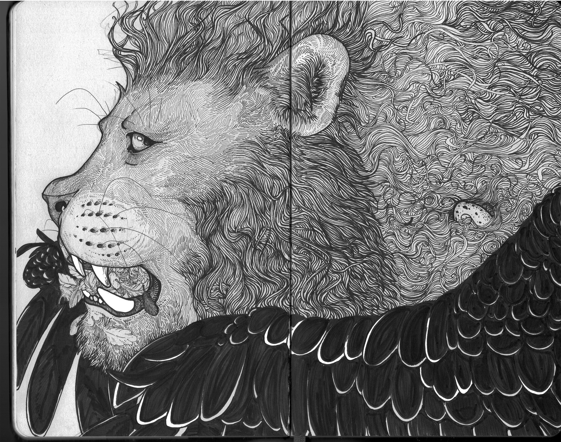 ArtStation - lion feathers