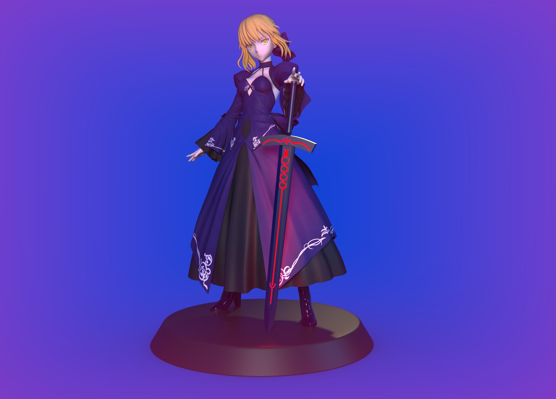 ArtStation - saber 练习