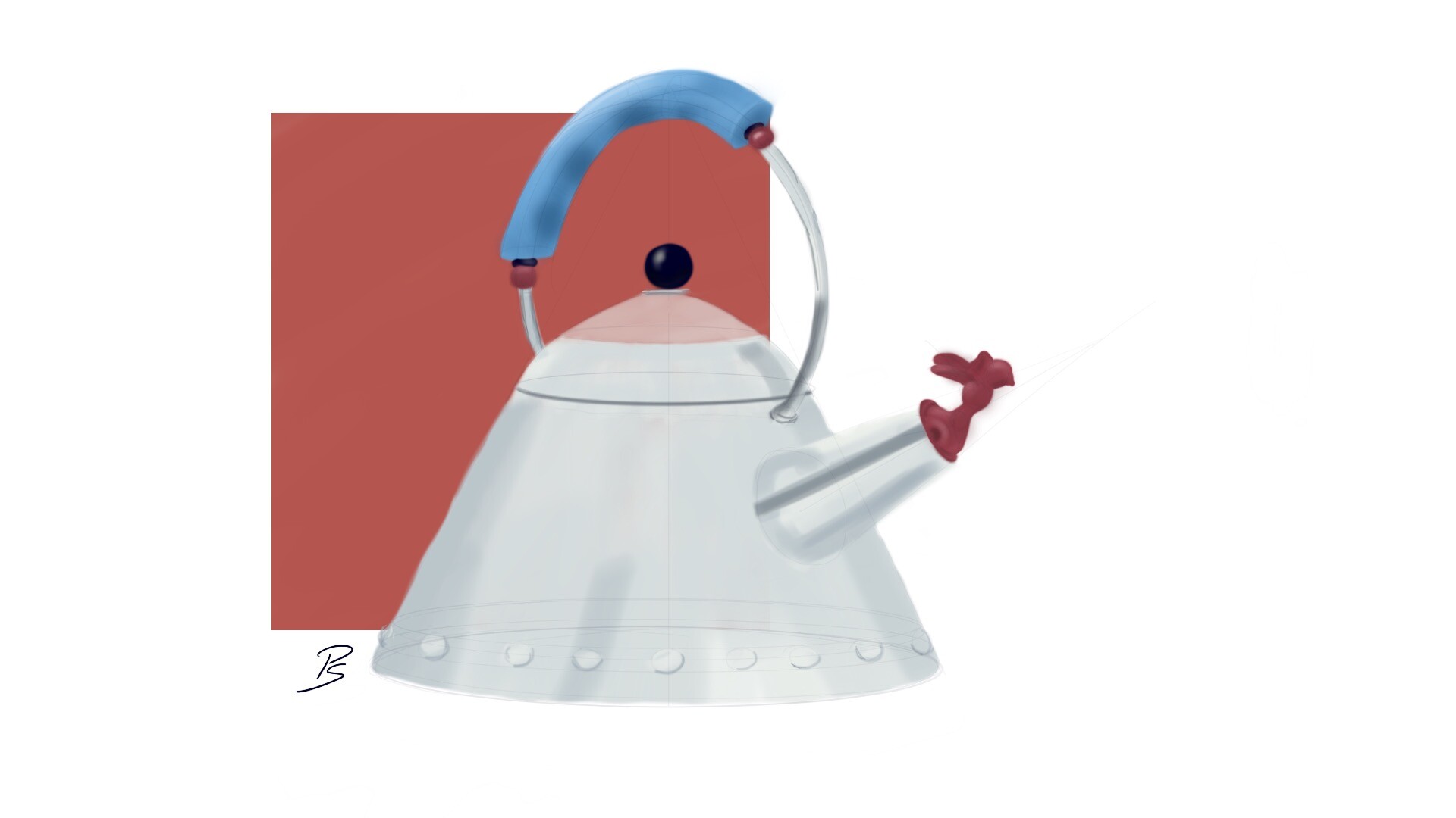 ArtStation - Michael Graves' Whistling bird Kettle