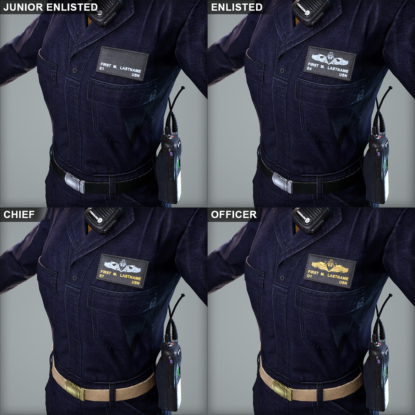 Reinaldo Rivera - Sailor Character Assets