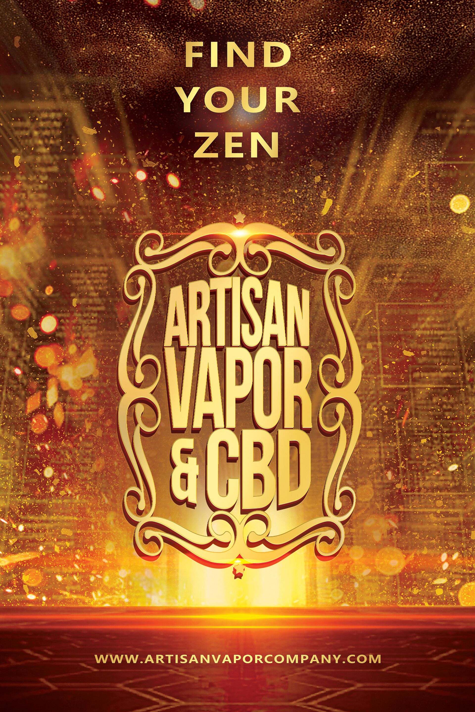 ArtStation - Find your Zen | In-store Poster