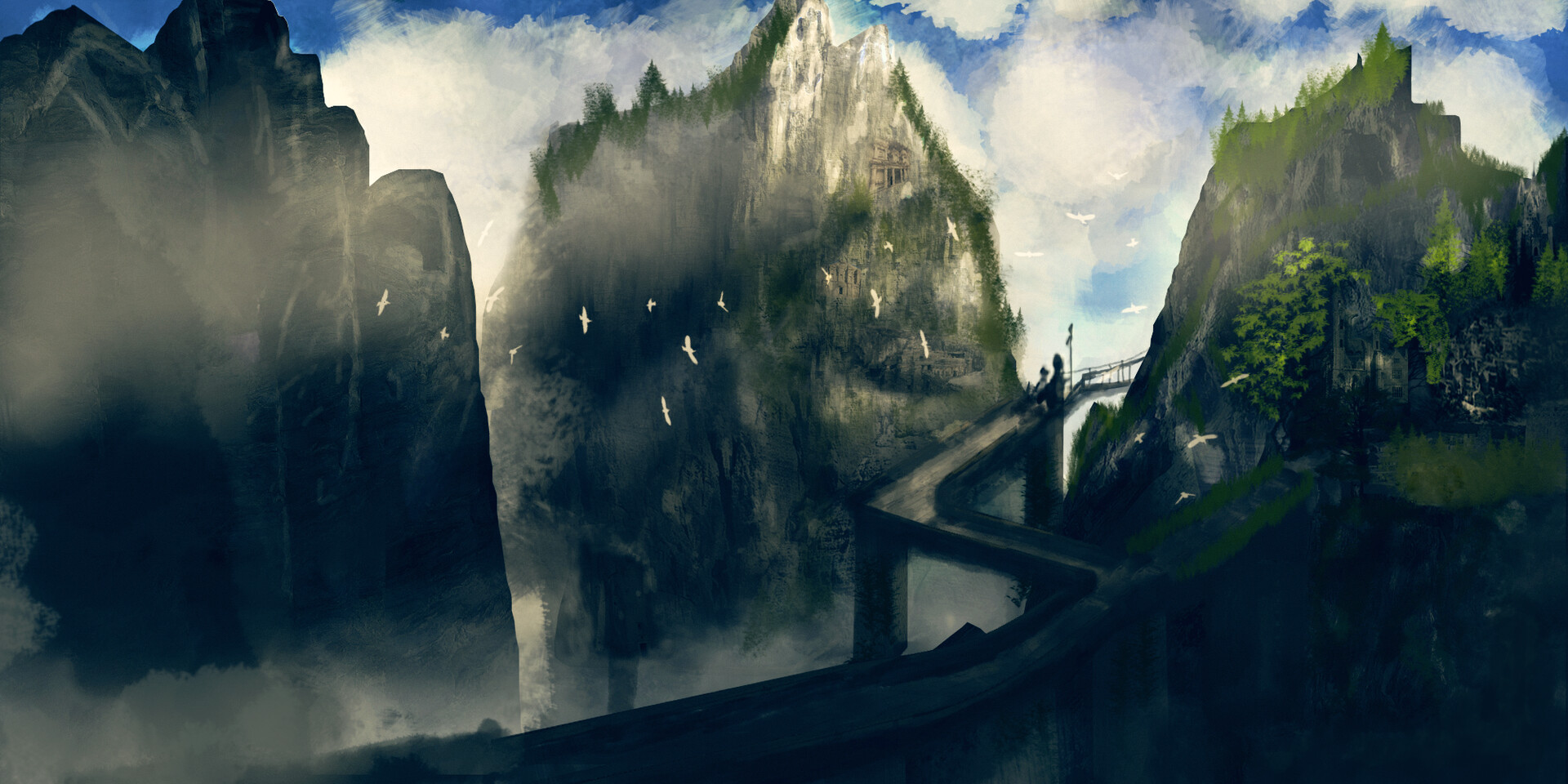 ArtStation - Landscape Matte Painting