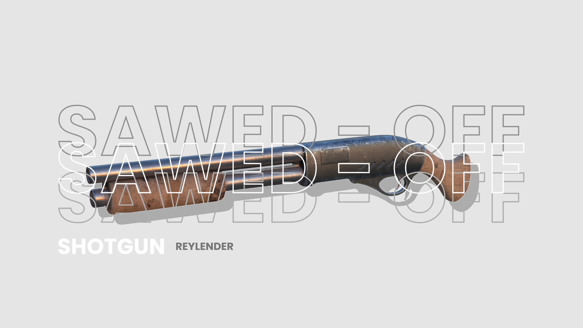 ArtStation - Sawed Off - Shotgun | Reylender