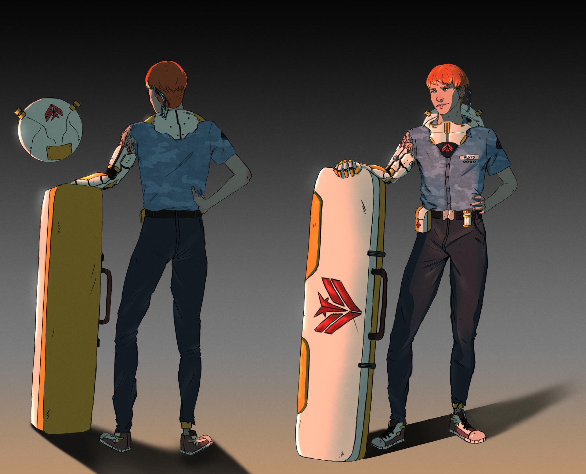 ArtStation - Alien Robot Arm Soldier