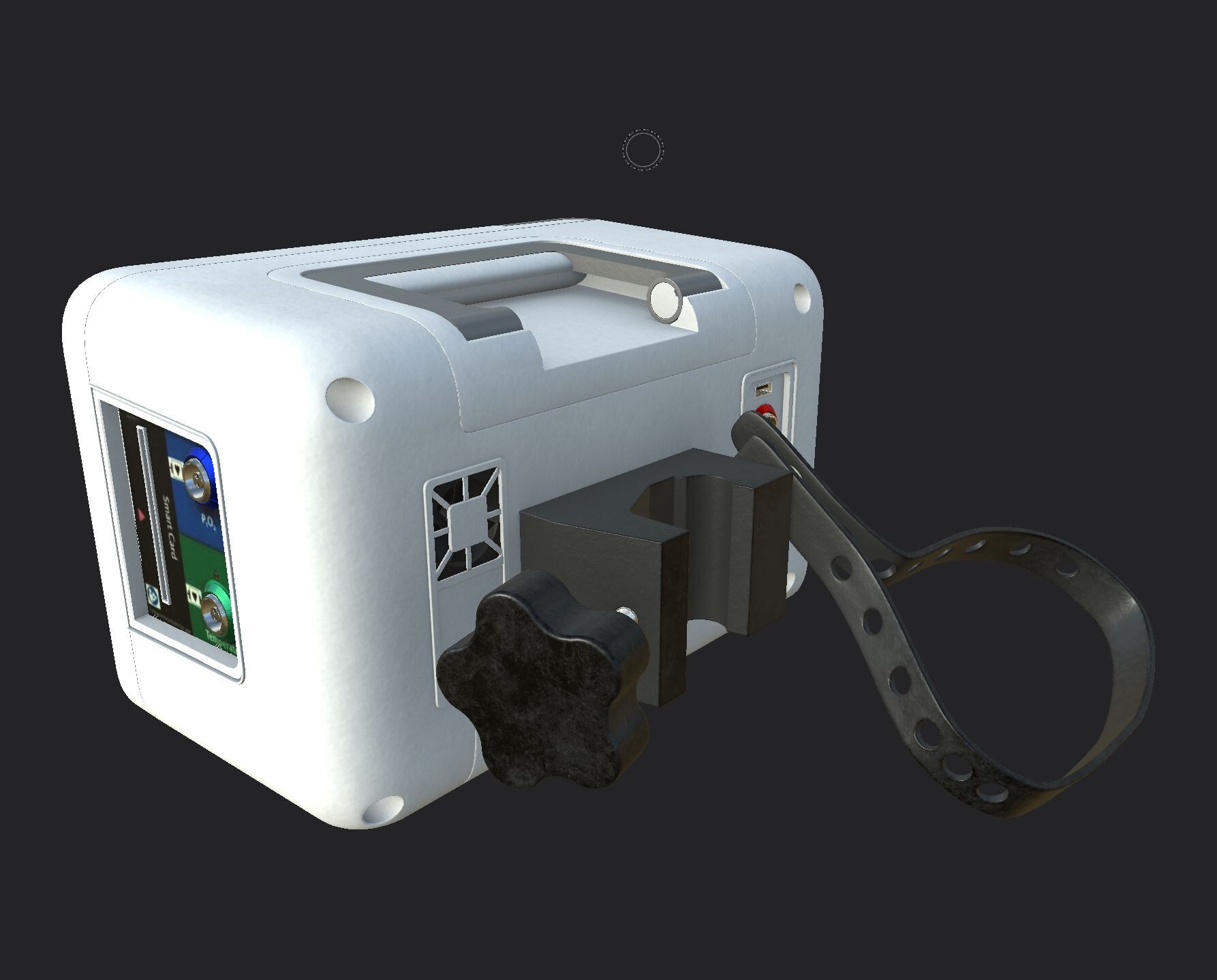 Geoffrey Ledger - Integra - Licox PtO2 Monitor in WebGL PBR