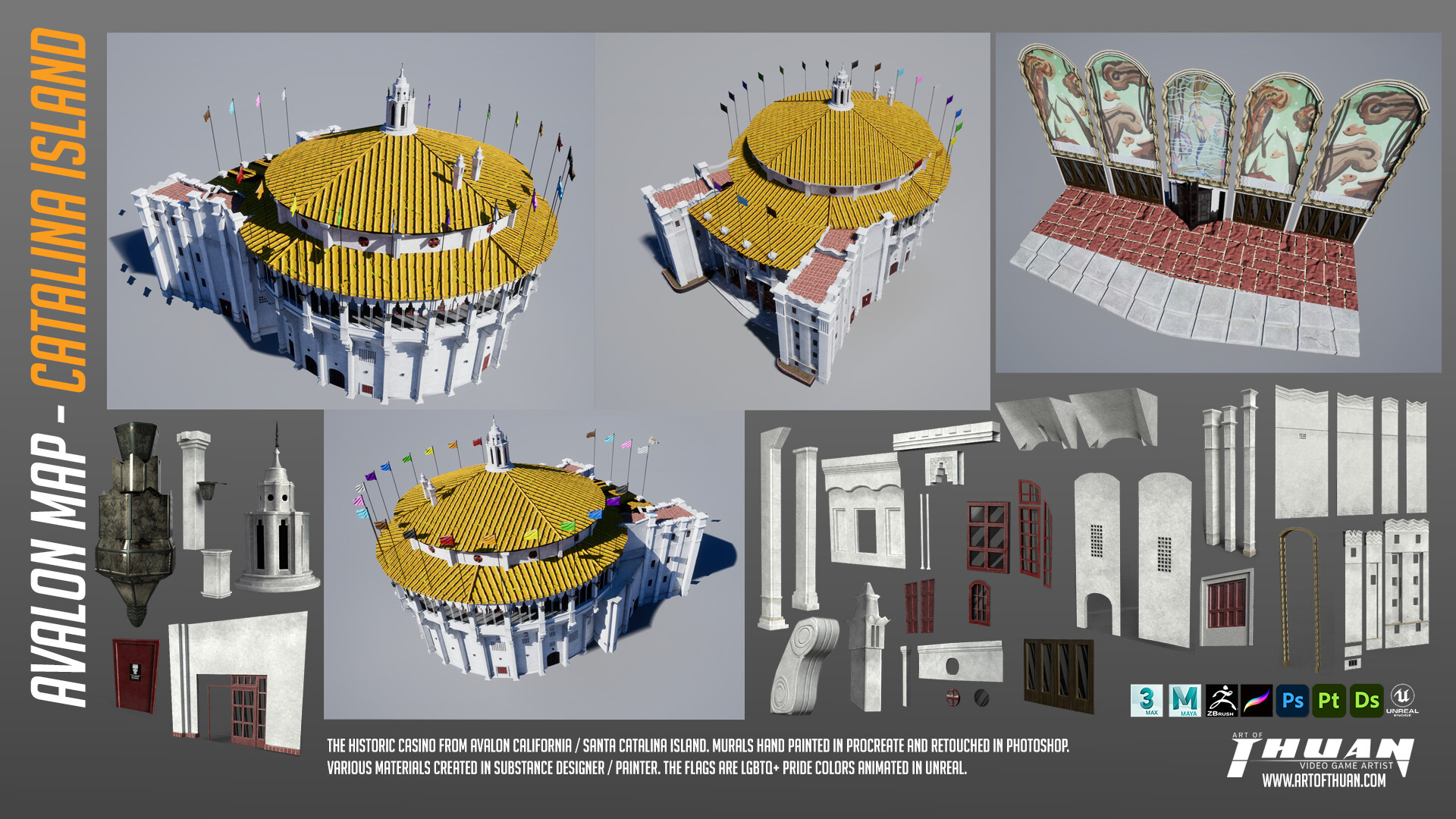 Thuan Ho - Avalon Map (Catalina Island) - Unreal Engine | Overwatch ...