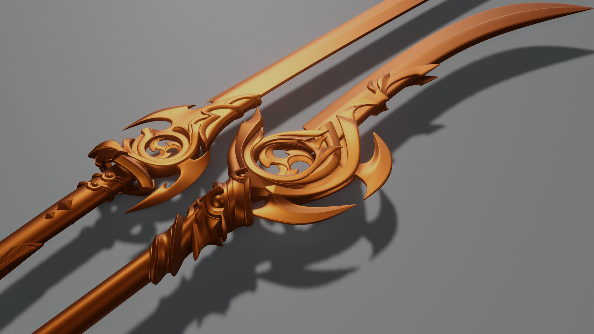 ArtStation - Raiden Shogun weapon