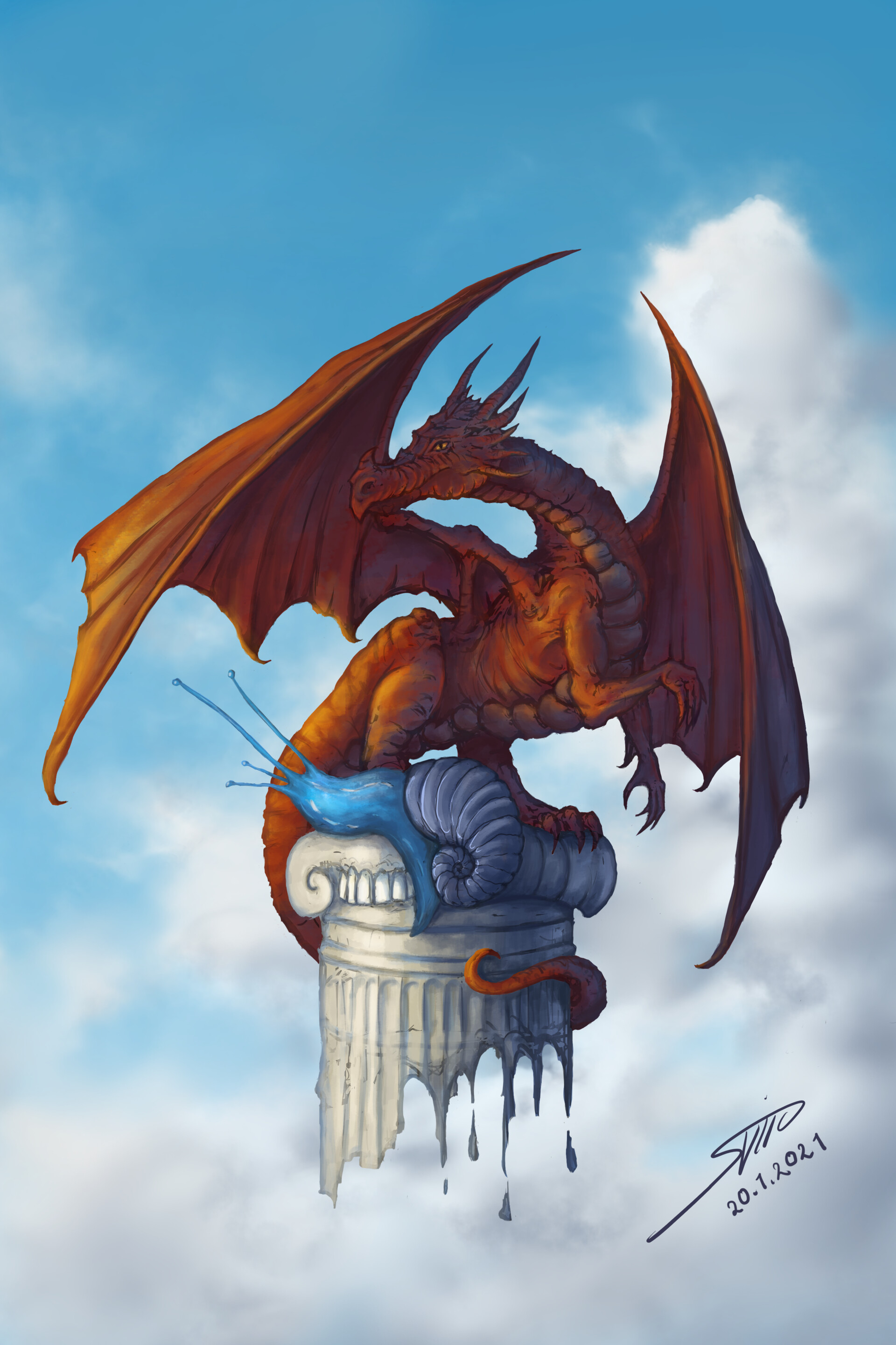 ArtStation - Zmaj in polž