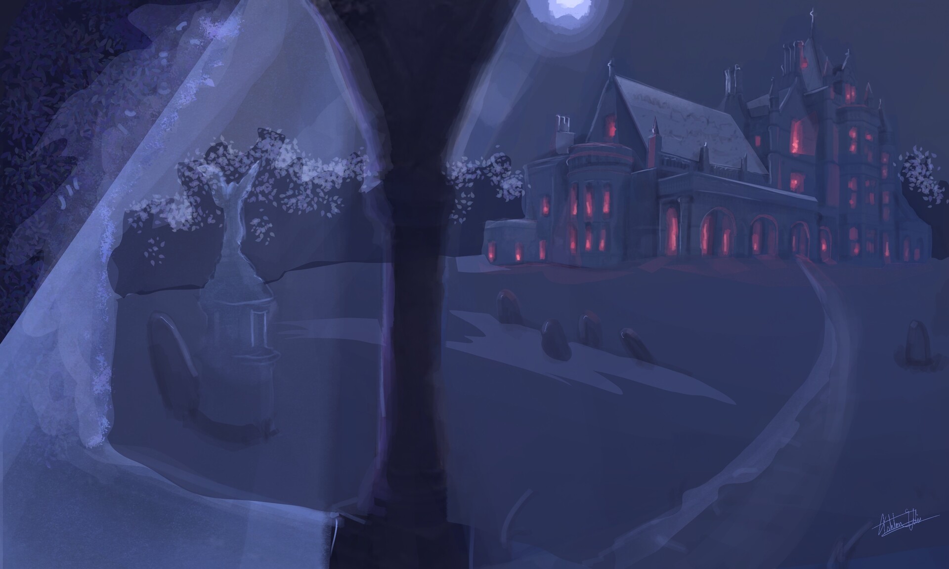 ArtStation - Night at the Manor