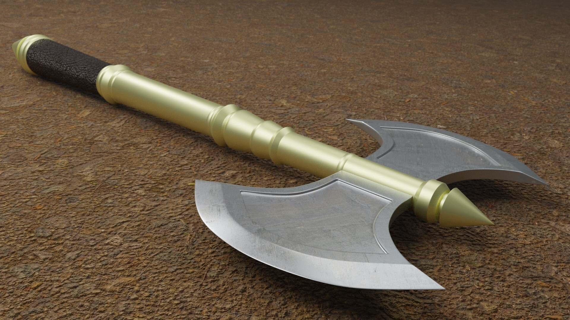 ArtStation - 3D Medieval Axe Render