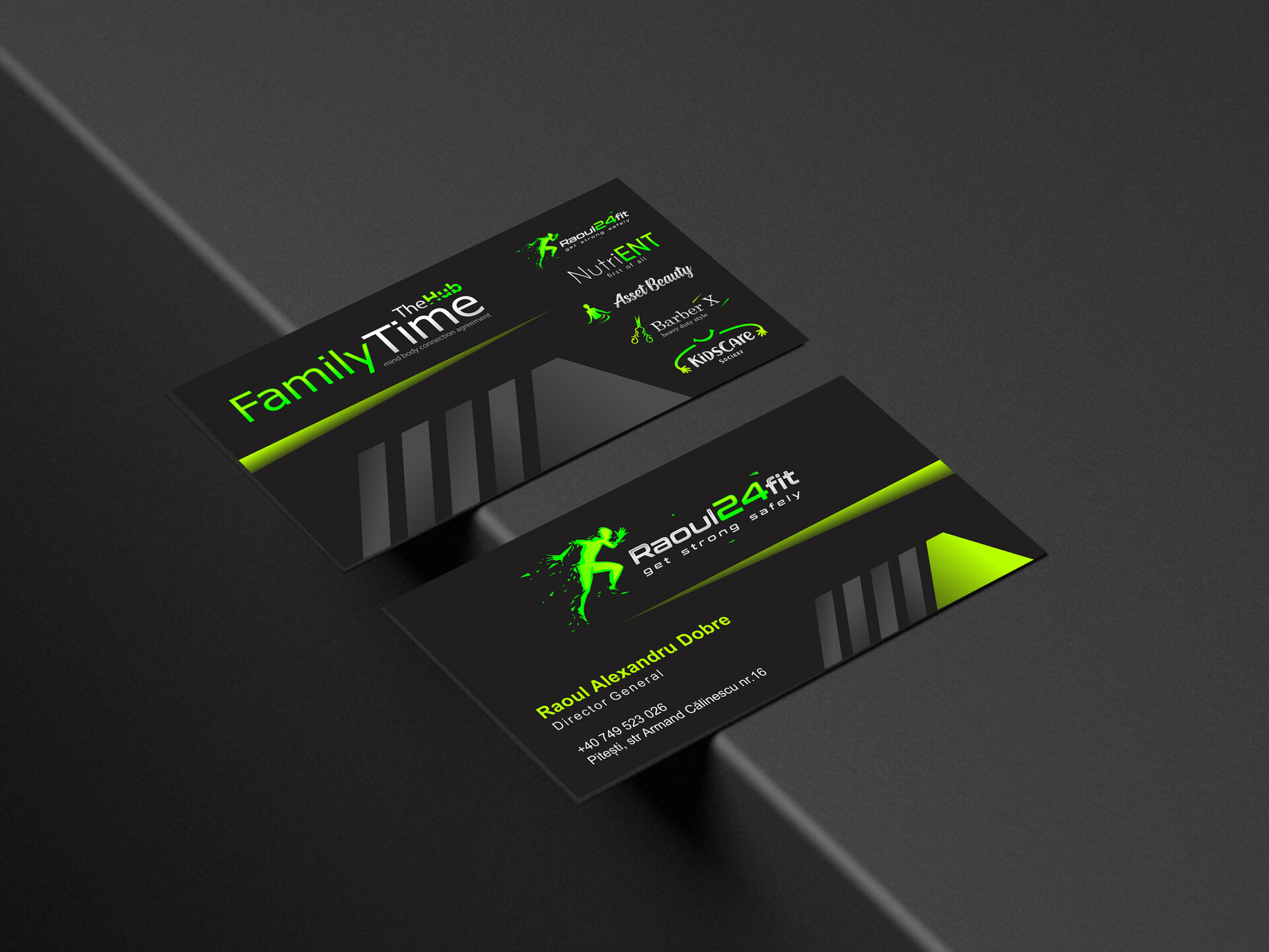 ArtStation - Visit Card for athletic Hub