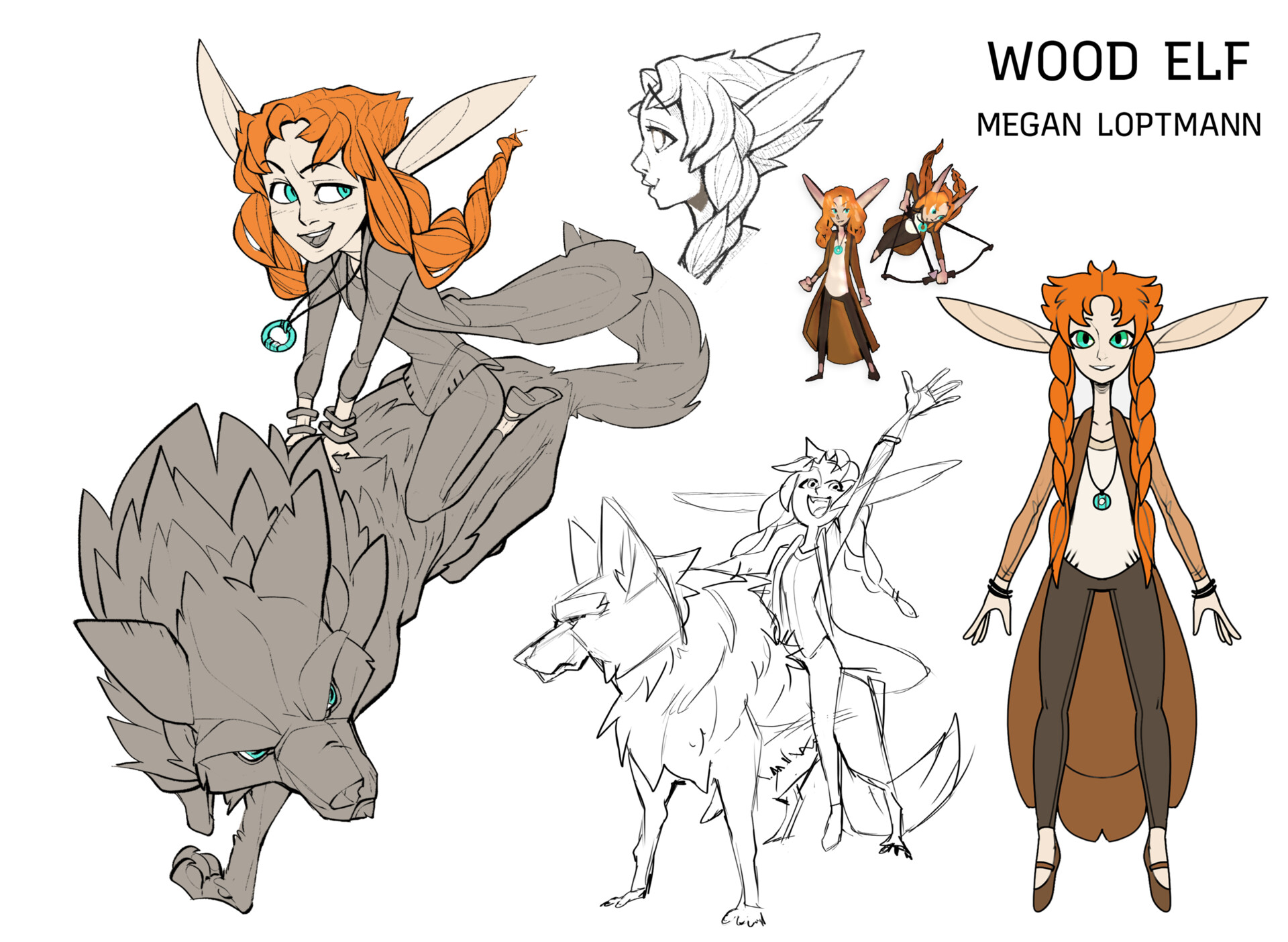 ArtStation - Wood Elf Concept