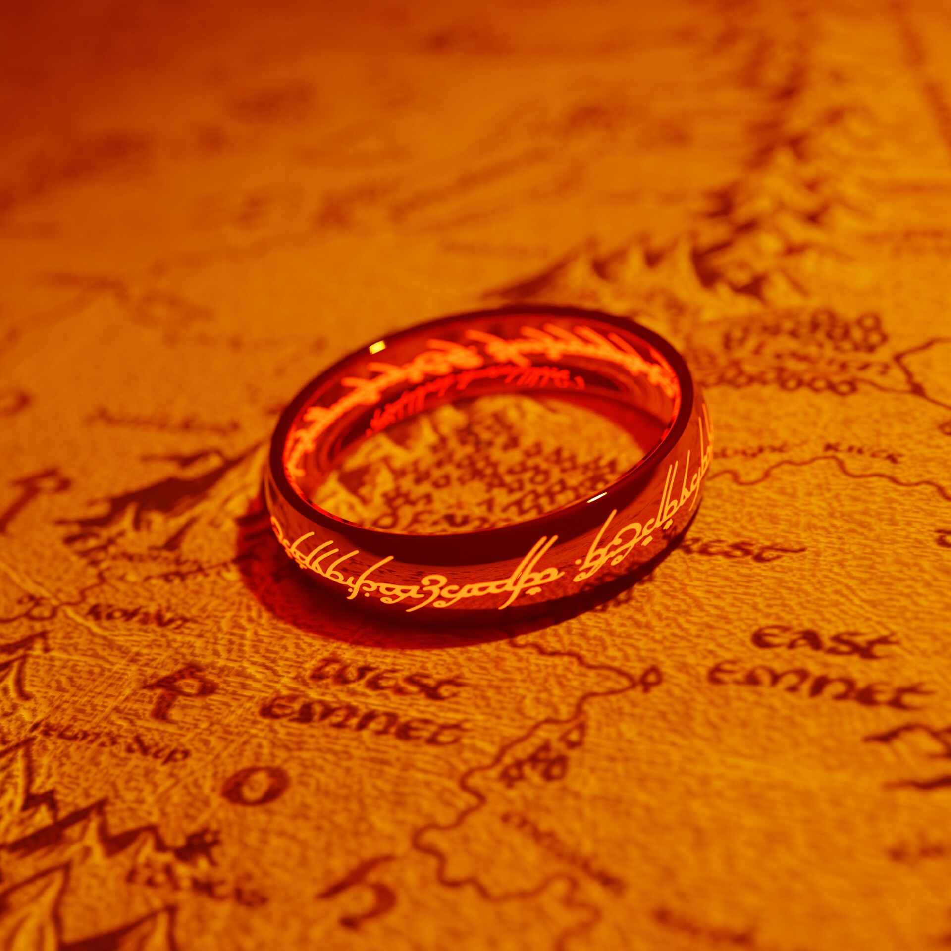 ArtStation - The one ring 3d render