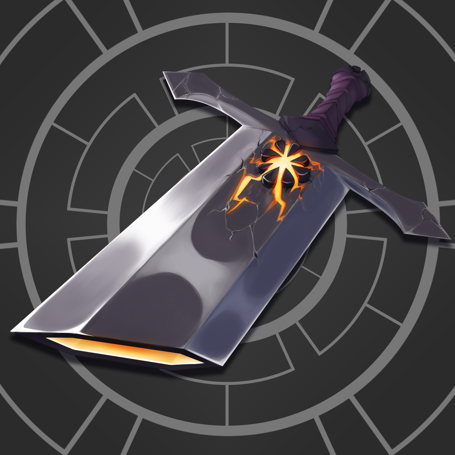 ArtStation - props, dooms Sword