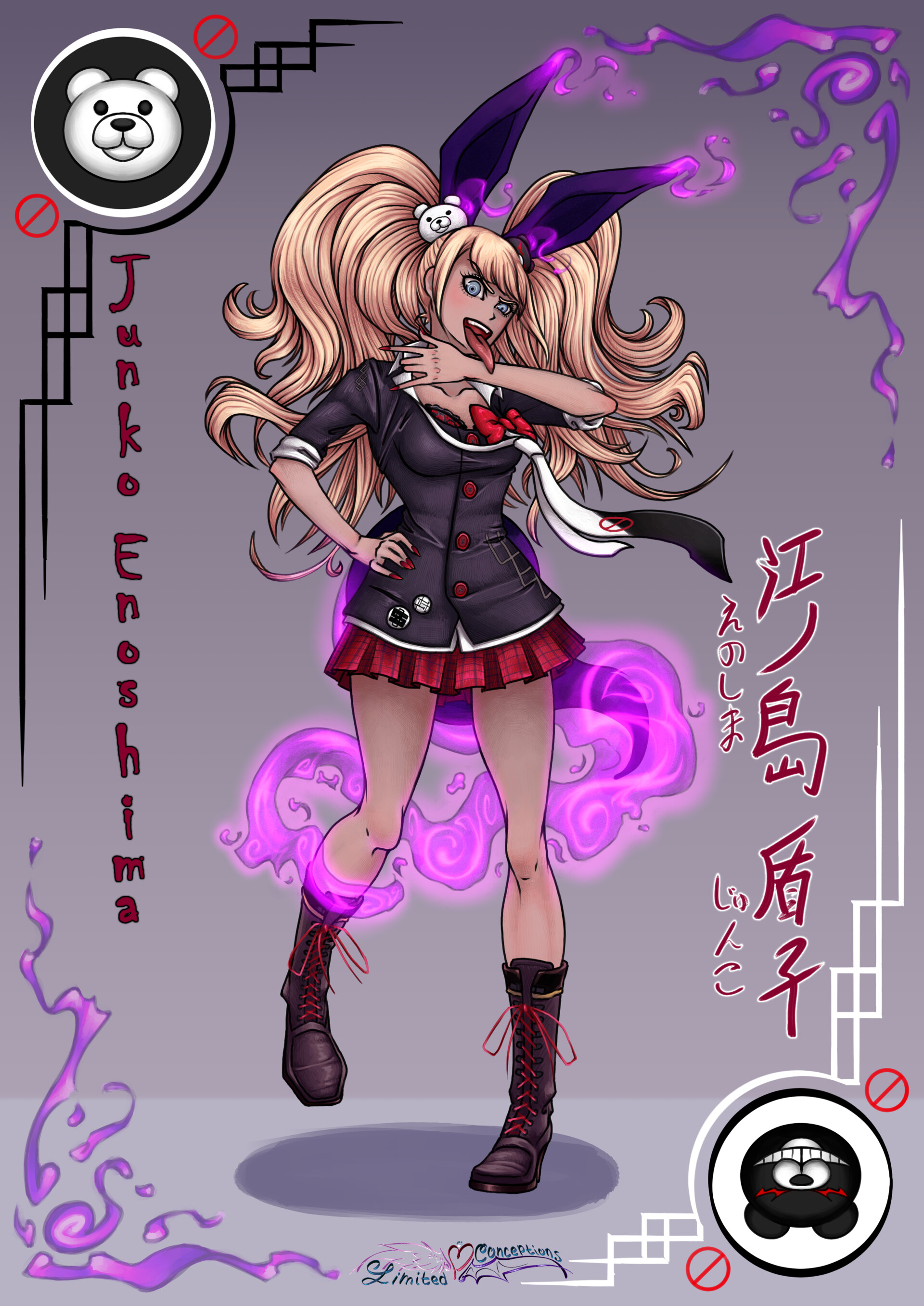 ArtStation - [Commission] Ghost Eevee Junko Enoshima