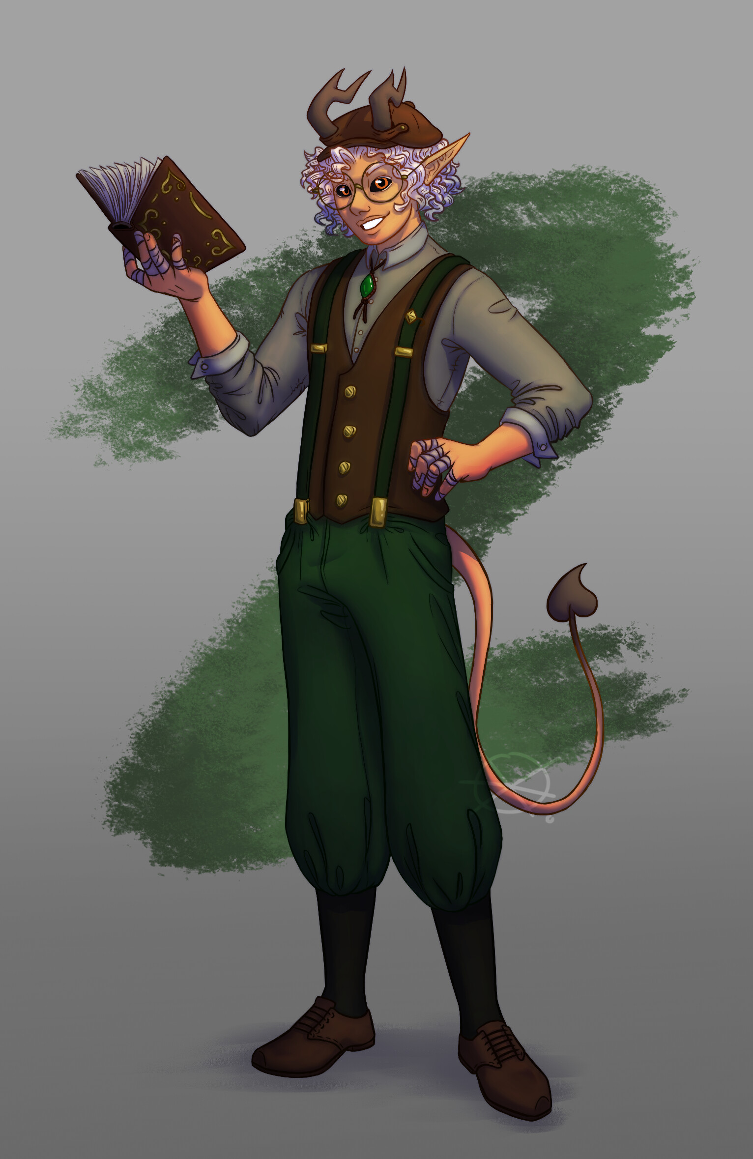 ArtStation - DnD Triefling Character