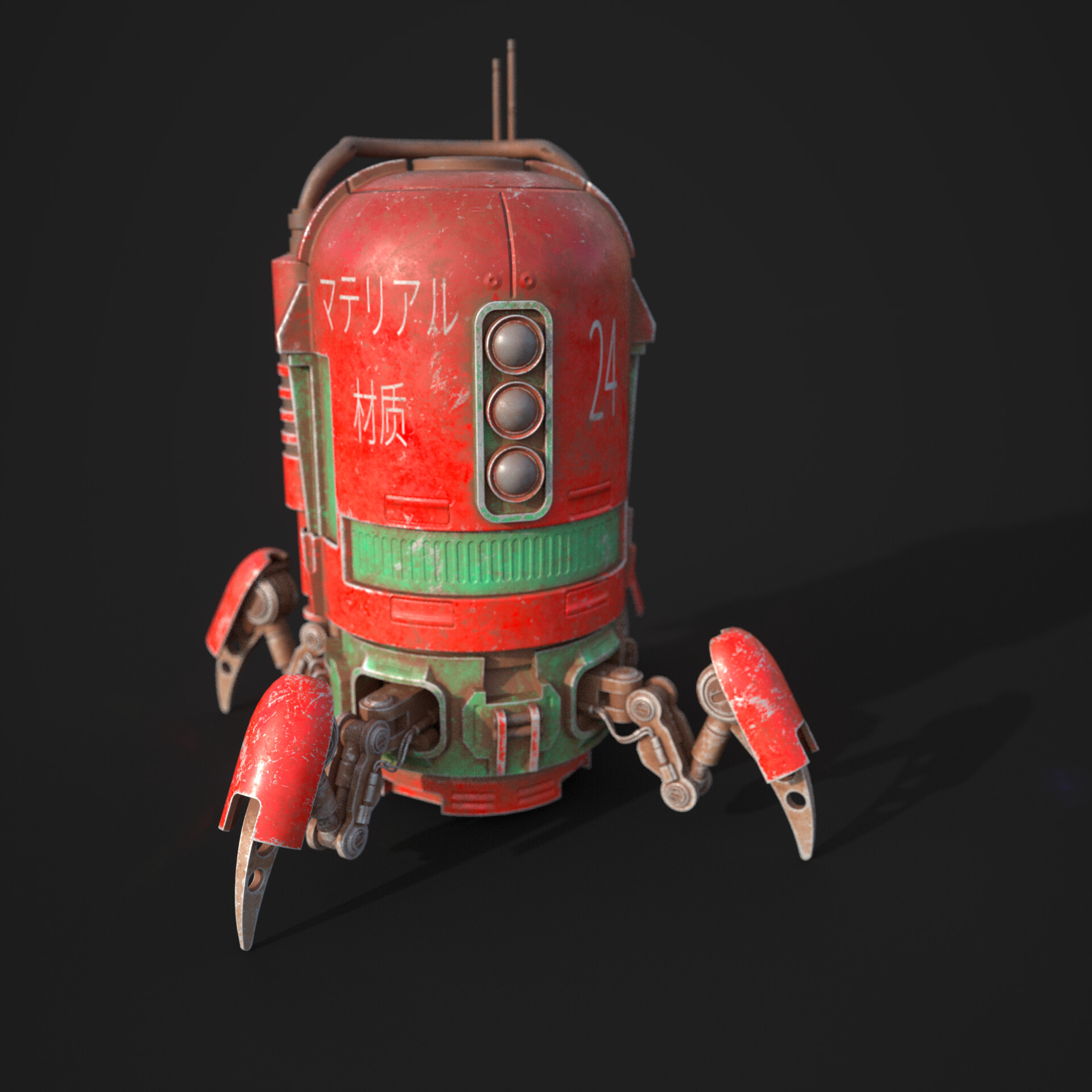 ArtStation - SUBSTANCE - SPIDERBOT