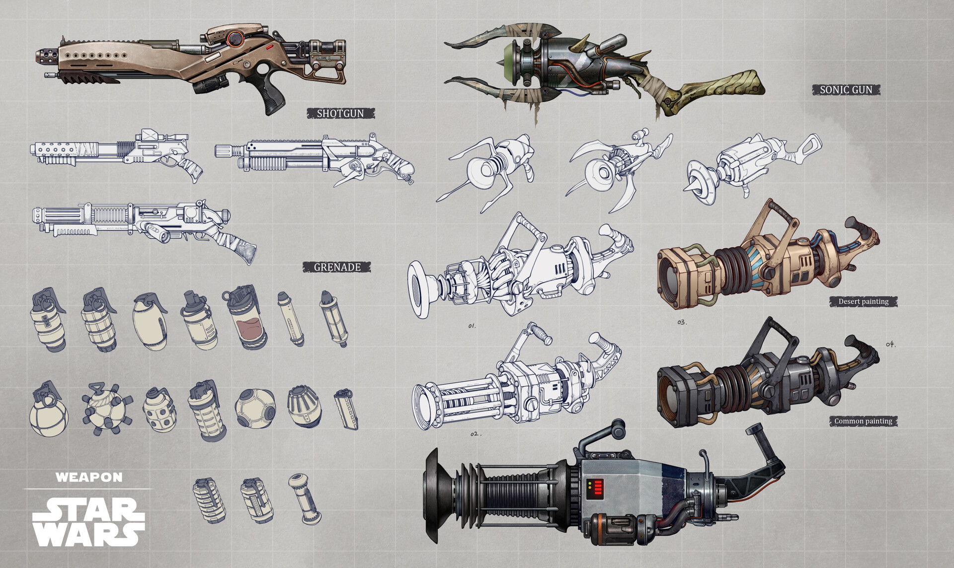 ArtStation - Concept_weapons