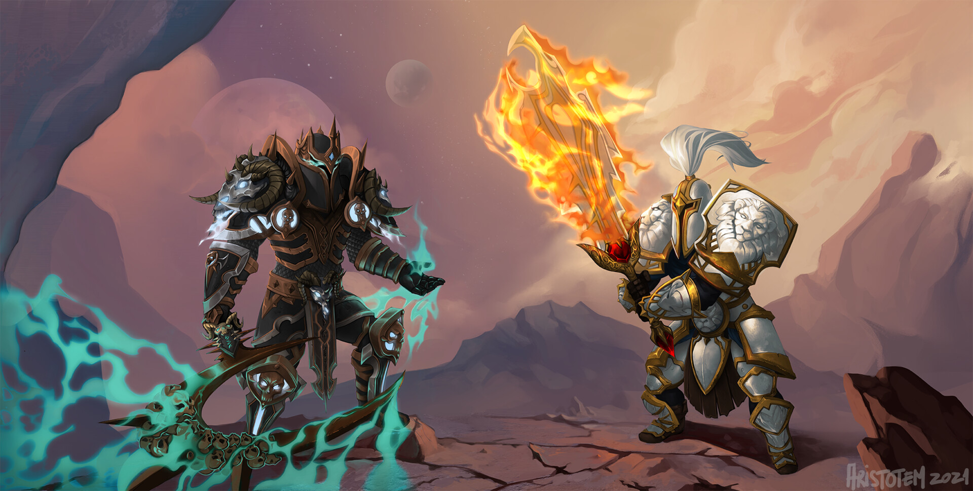 ArtStation - Light vs Dark