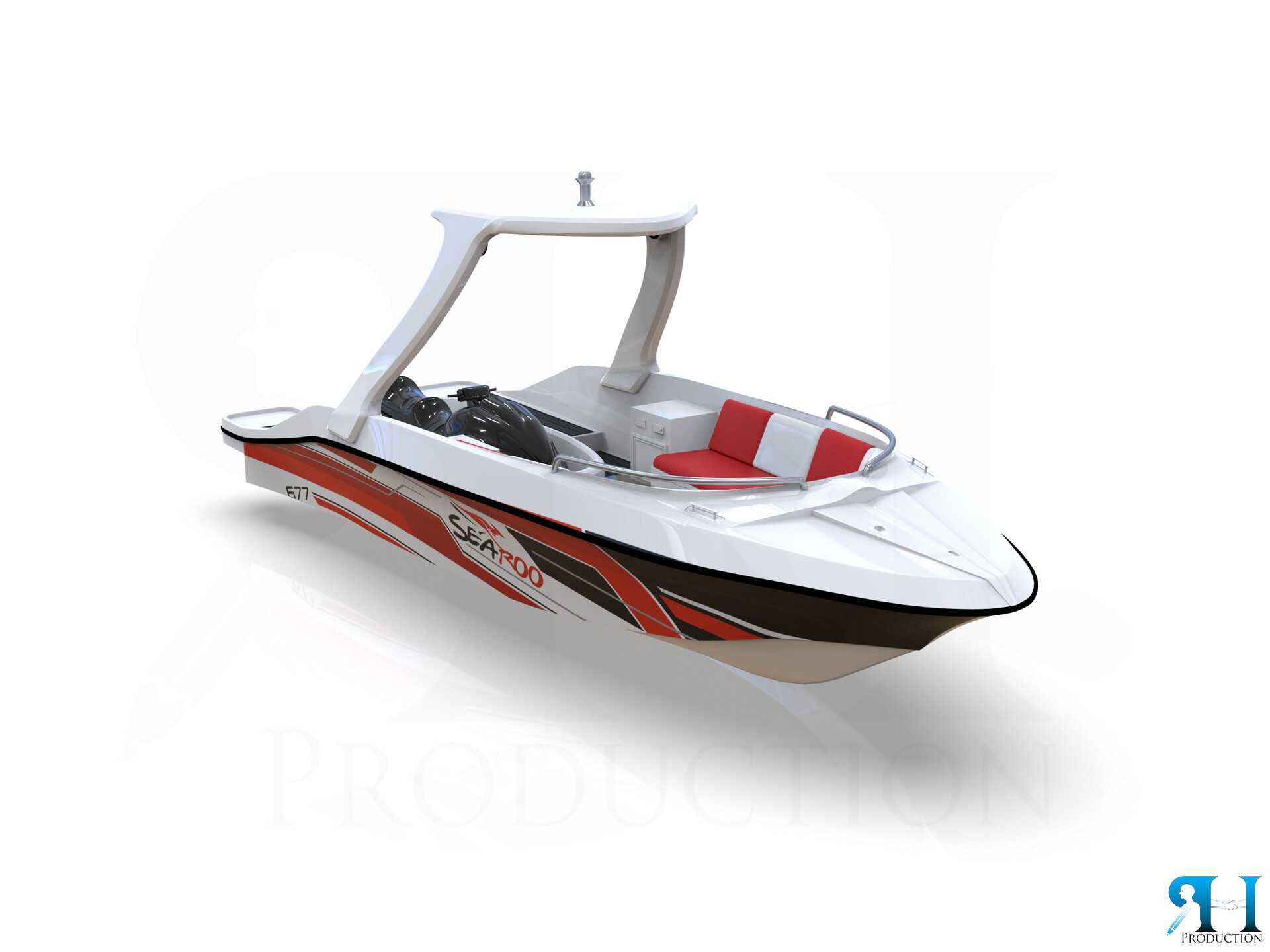 ArtStation - Jet-Ski Boat Model