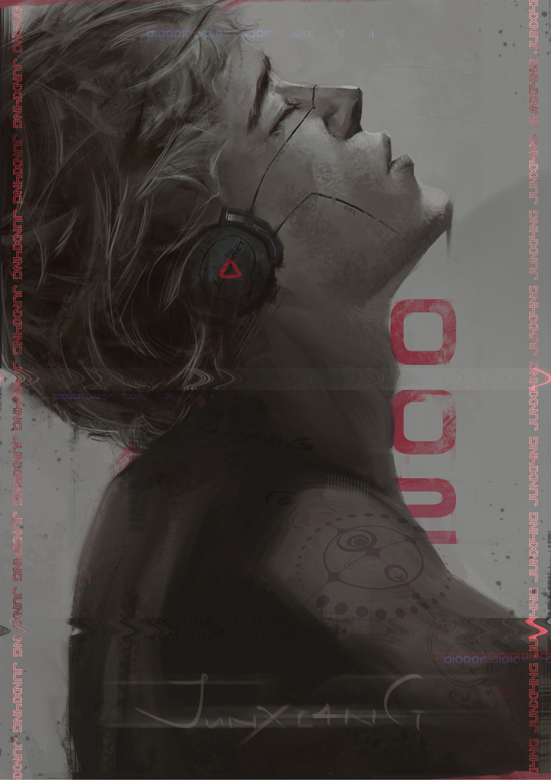 JUNXI4NG - Cyborg portrait