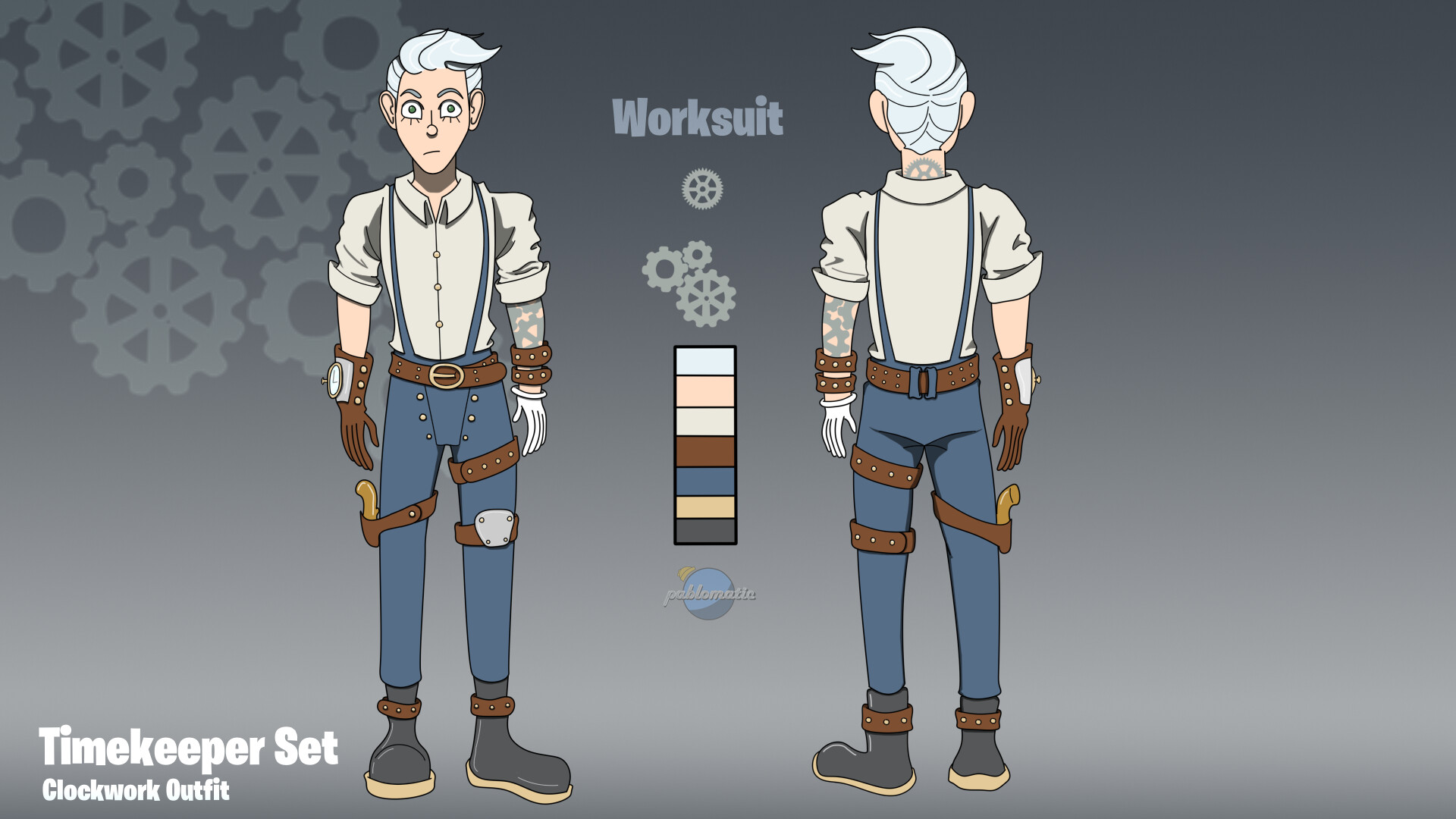 ArtStation - Fortnite Skin Concept: CLOCKWORK and the TIMEKEEPER SET