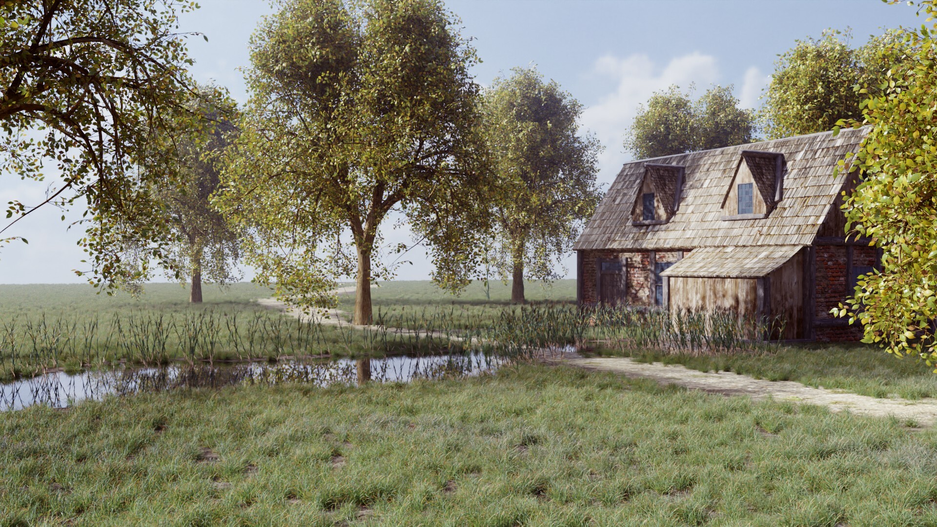 ArtStation - Cabin scene