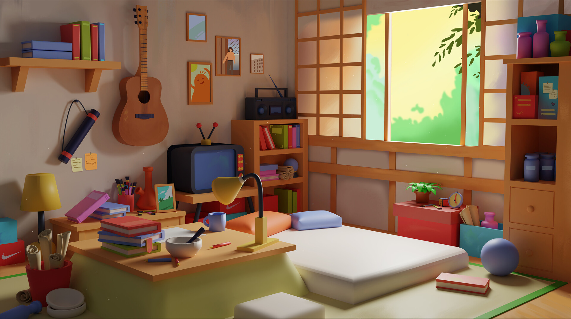 ArtStation - Little room.
