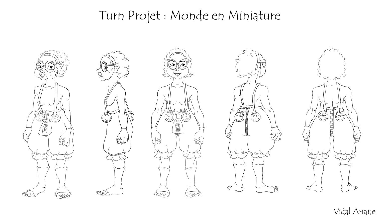 Ariane Vidal - Miniature World : Character Design 2D