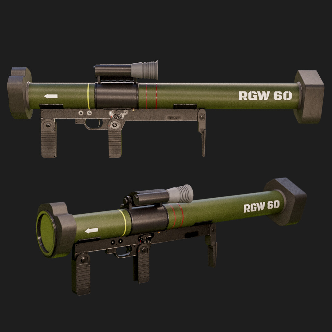 ArtStation - RGW 60 Rocket Launcher