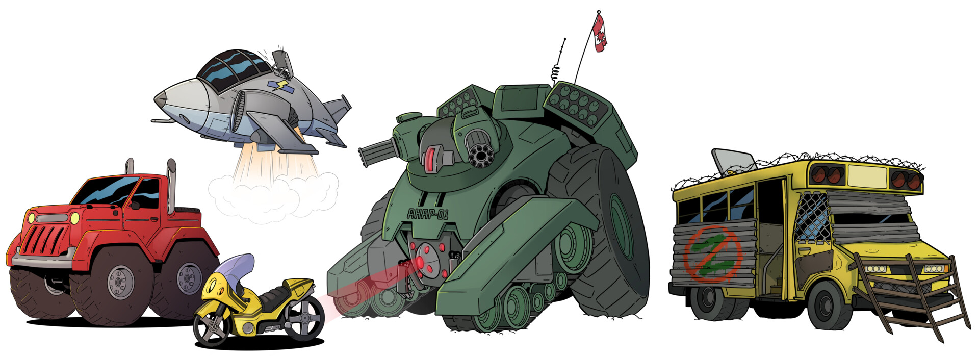 ArtStation - Vehicle design practice