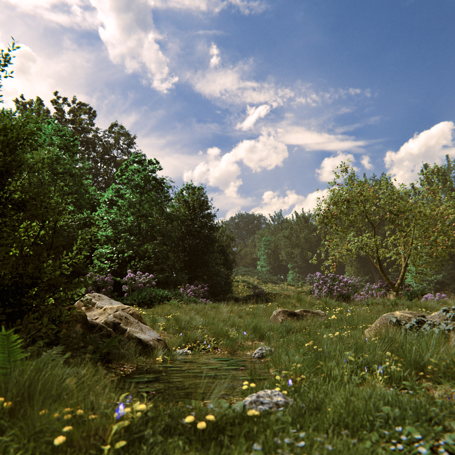 ArtStation - Lush Meadow