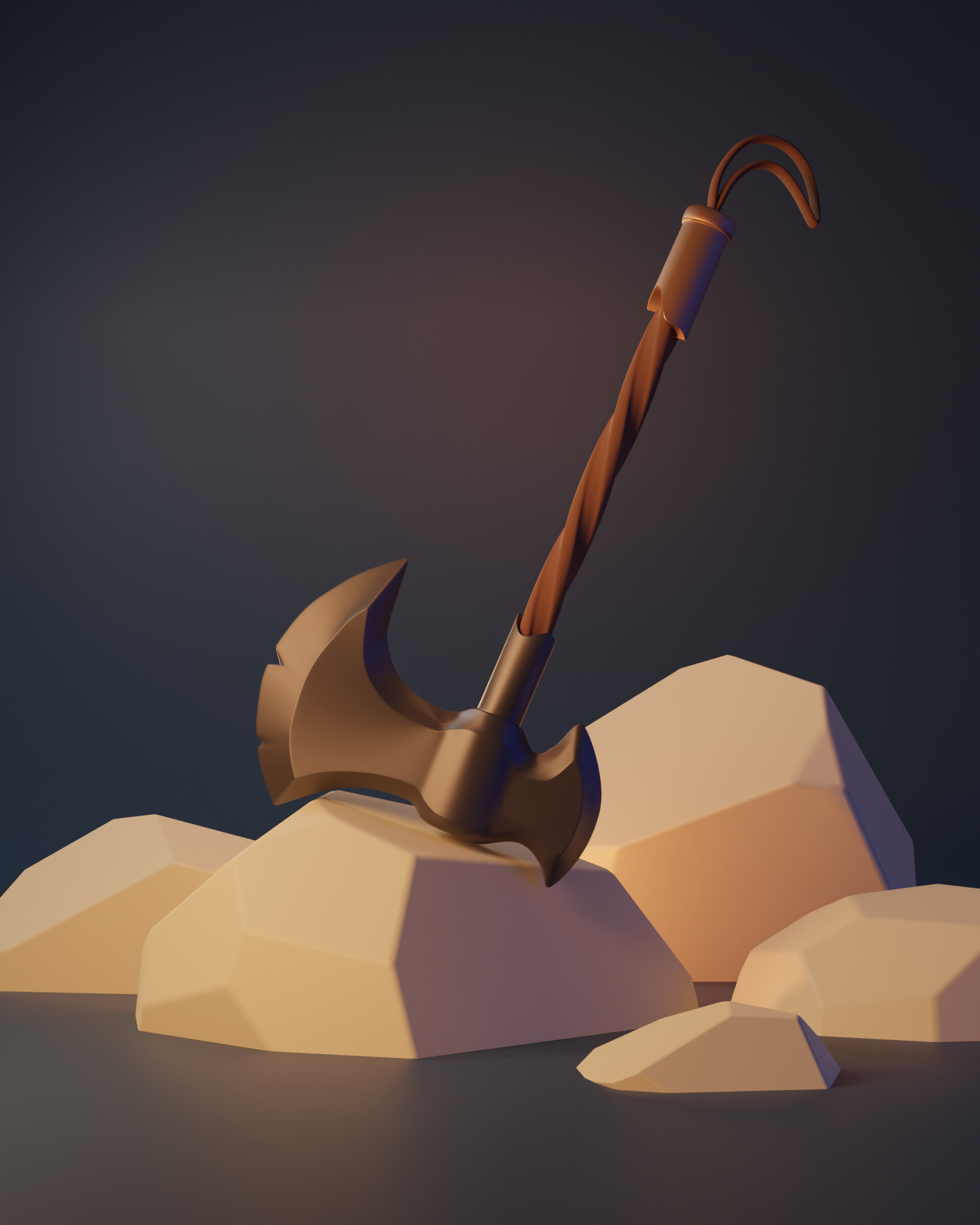 ArtStation - Stylized Axe