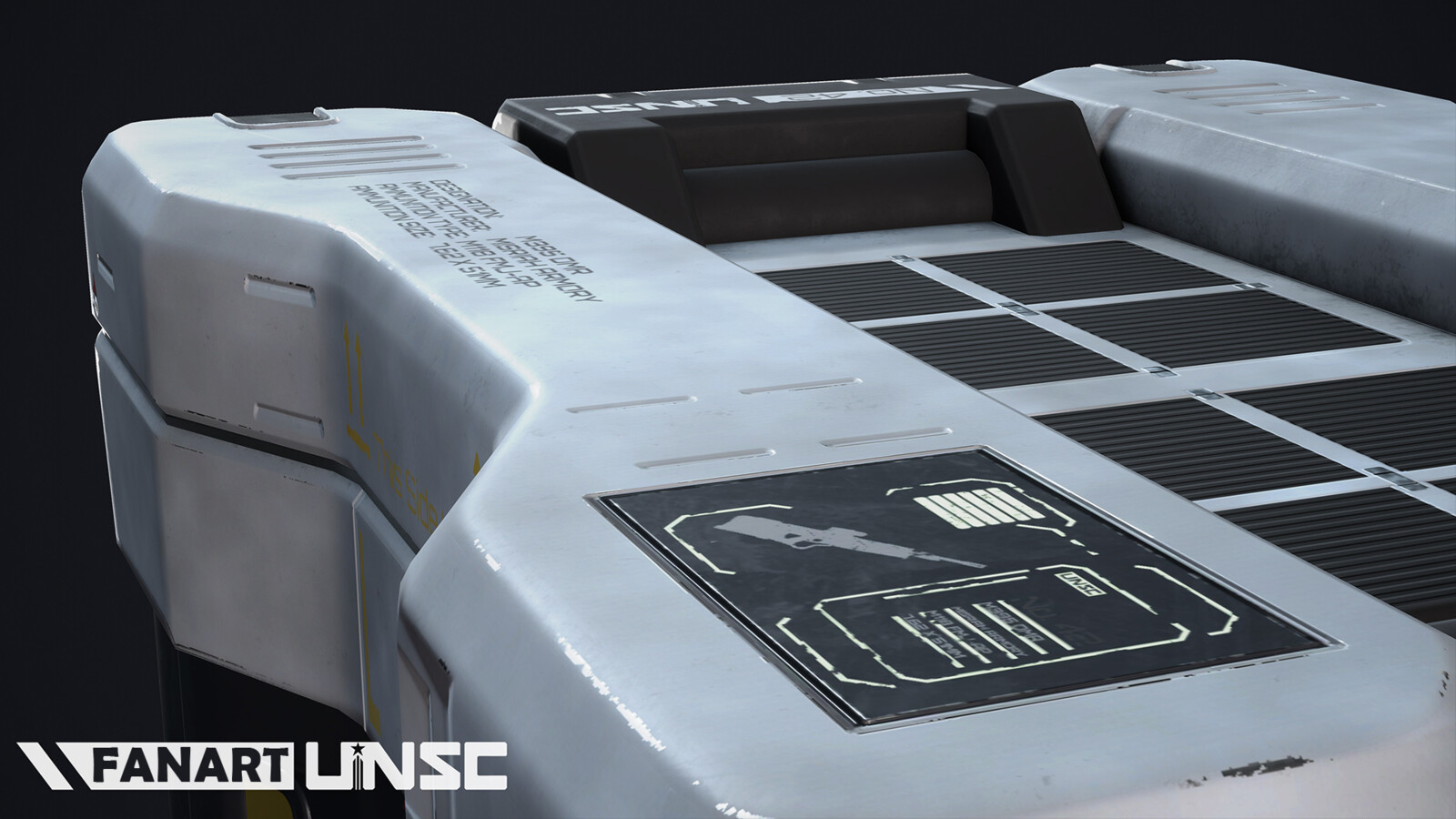 Denis Moeller - Halo Fanart: UNSC - Weapon Crate