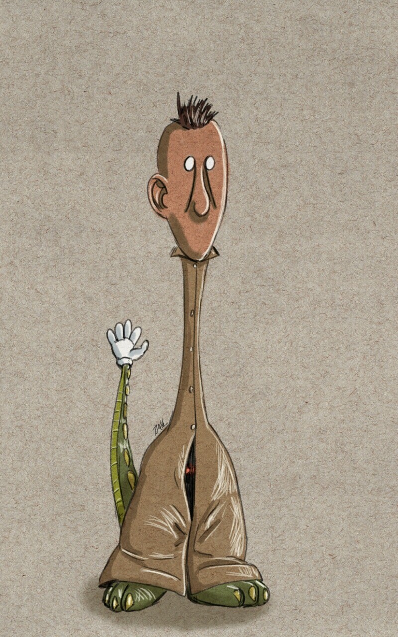 ArtStation - Daily Sketch: Hello Fellow Humans