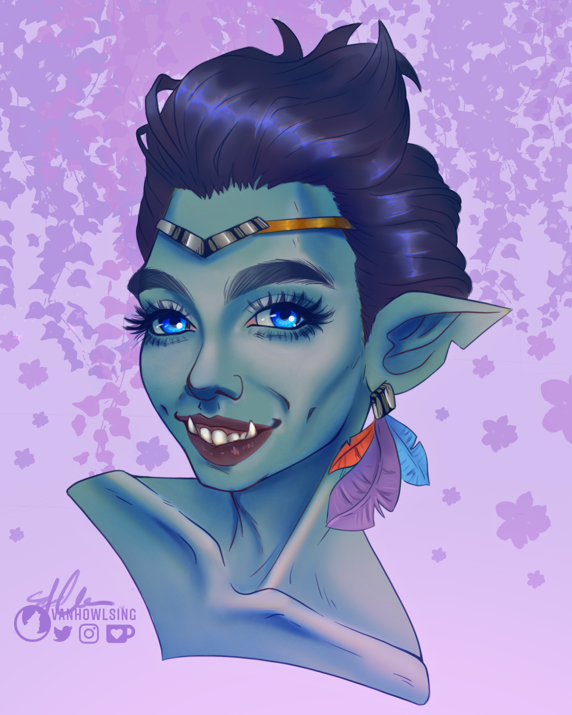 ArtStation - Commission, half-orc